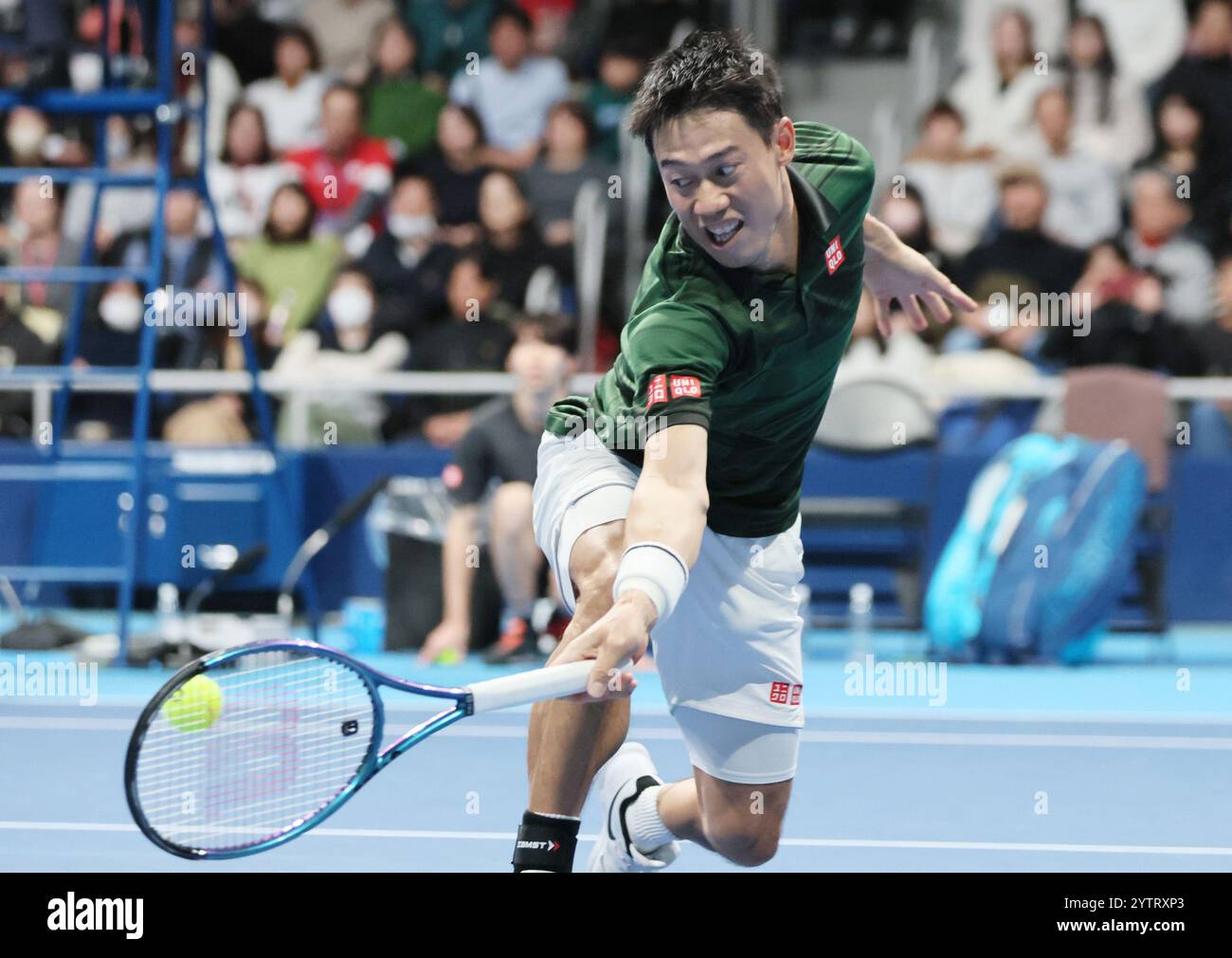 December 8, 2024, Tokyo, Japan - Japanese tennis player Kei Nishikori ...