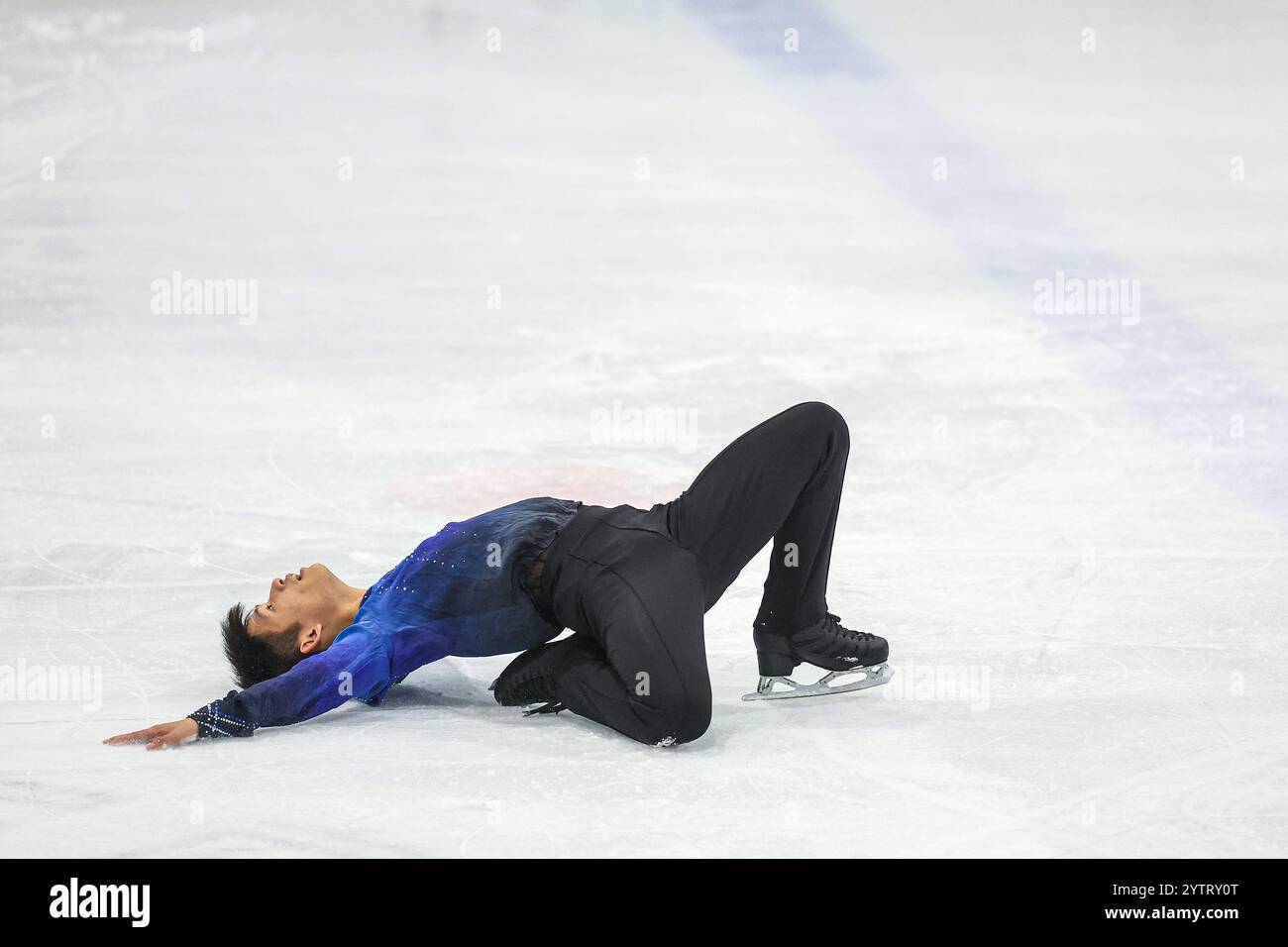 Sisak, Croatia. 07th Dec, 2024. Yu-Hsiang Li of Taiwan preform in the ...
