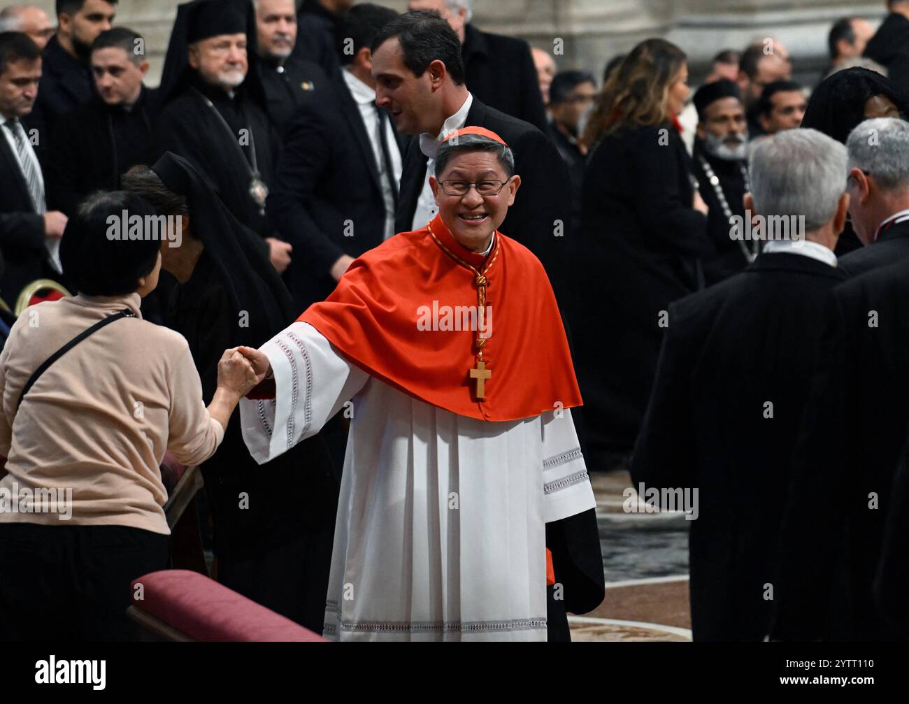 Cardinal Luis Antonio Tagle (Philippines) during a Consistory ceremony ...