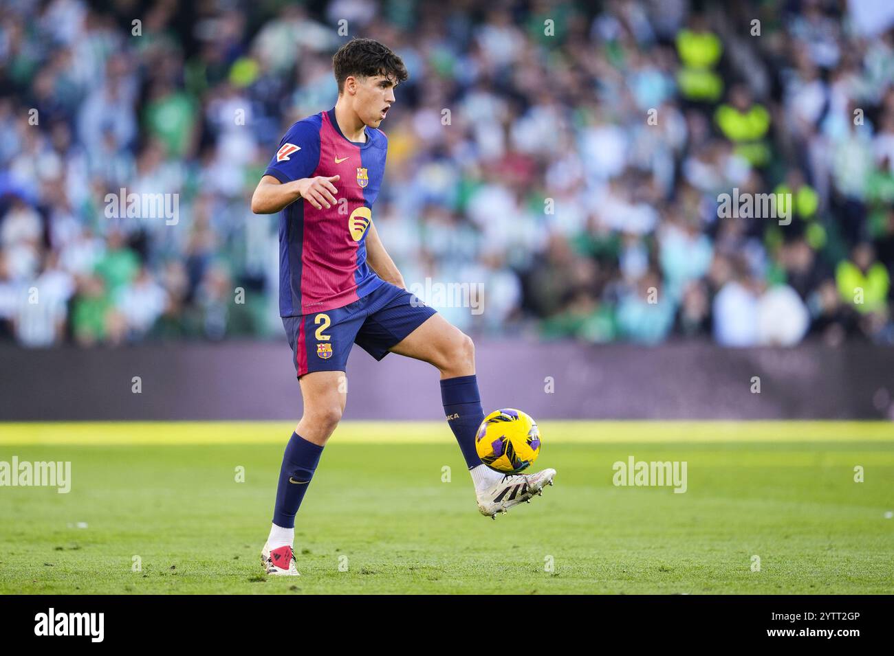 Pau Cubarsi of FC Barcelona during the Spanish championship La Liga ...