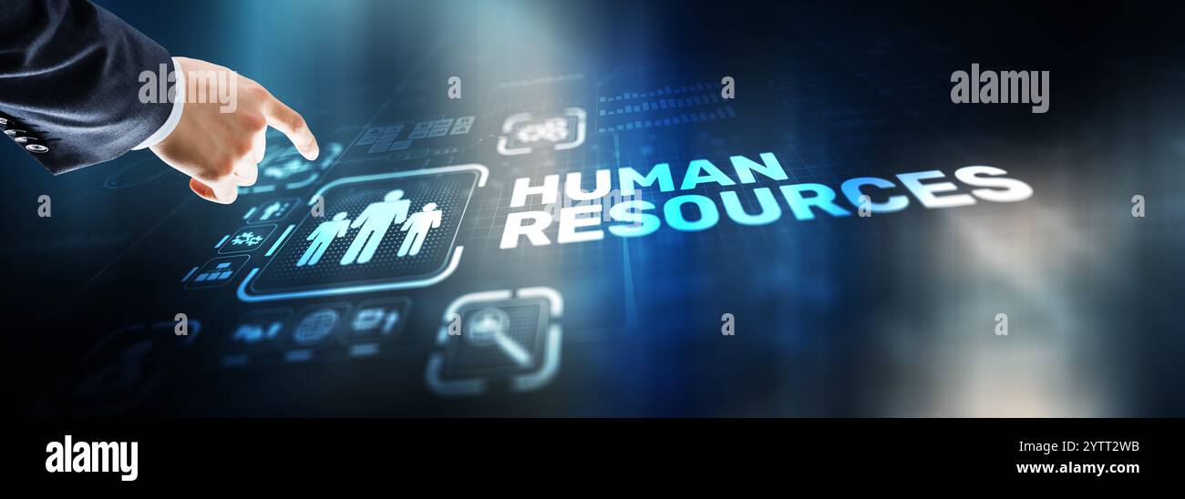 Modern Human Resources Hiring Job Occupation Concept. Business ...