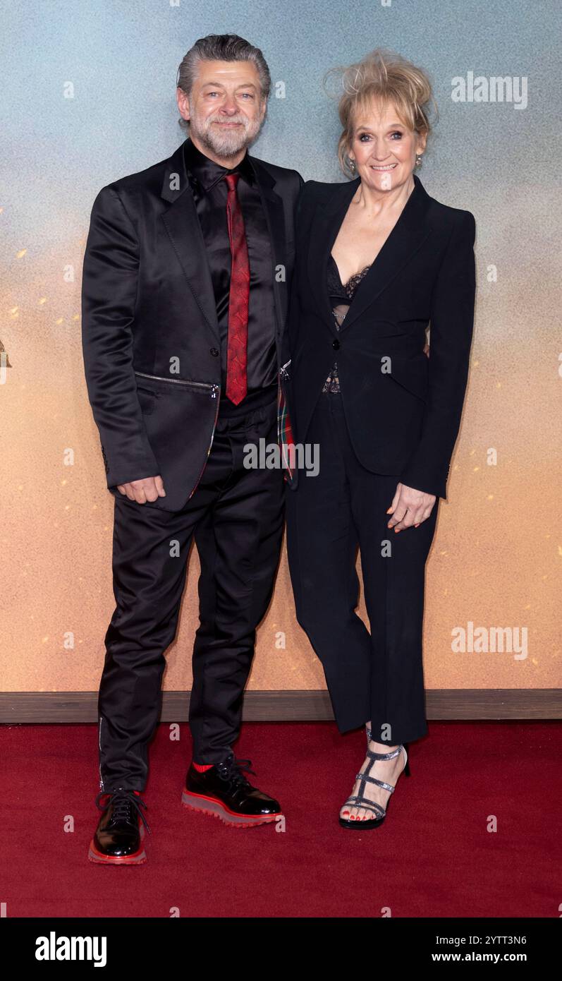 3 Dec 2024, London, England, UK - Andy Serkis and Lorraine Ashbourne ...