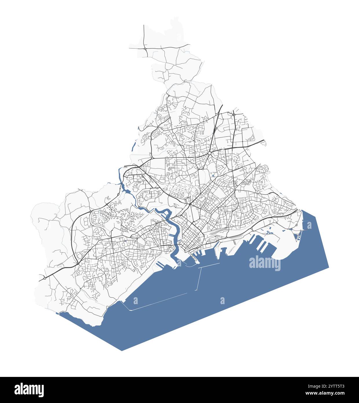 Map of brest france hi-res stock photography and images - Alamy