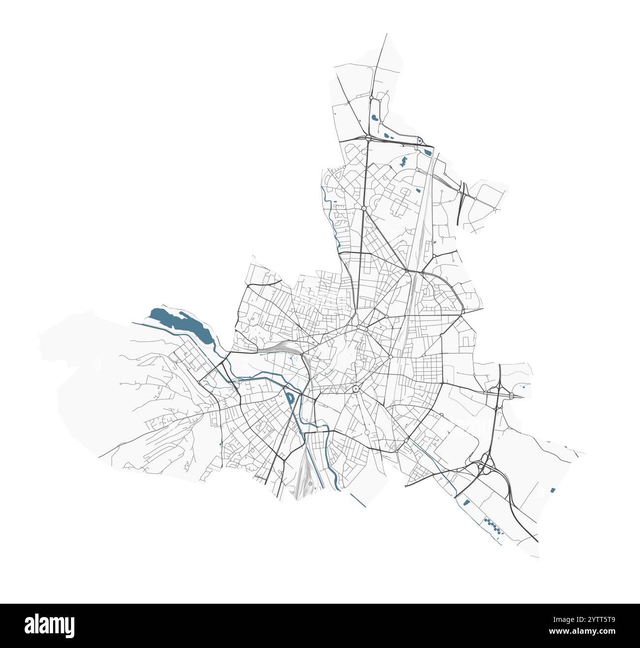 Map of dijon Cut Out Stock Images & Pictures - Alamy