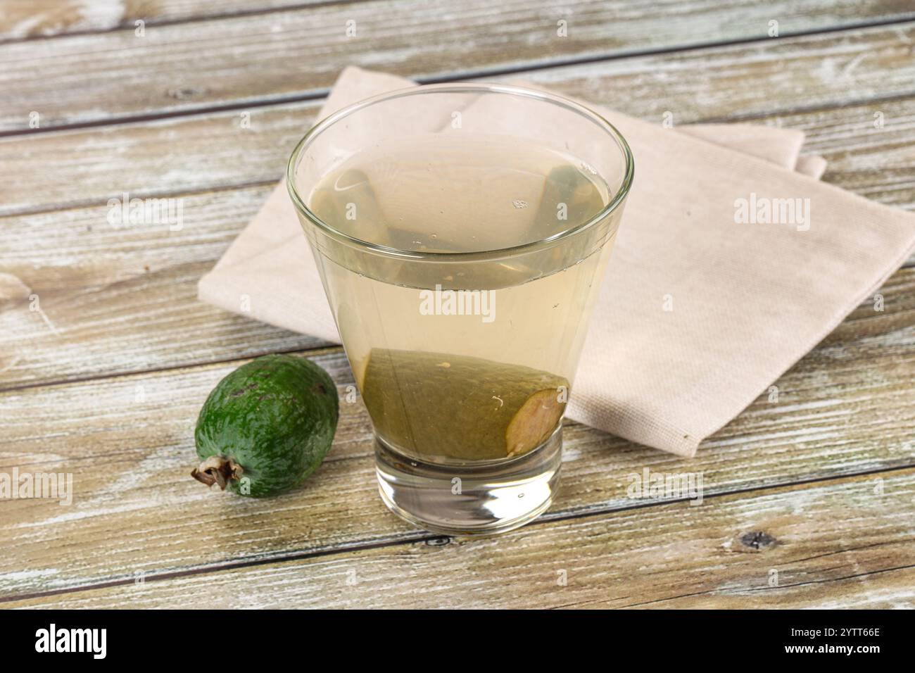 Homemade organic feijoa compote fresh drink Stock Photo - Alamy