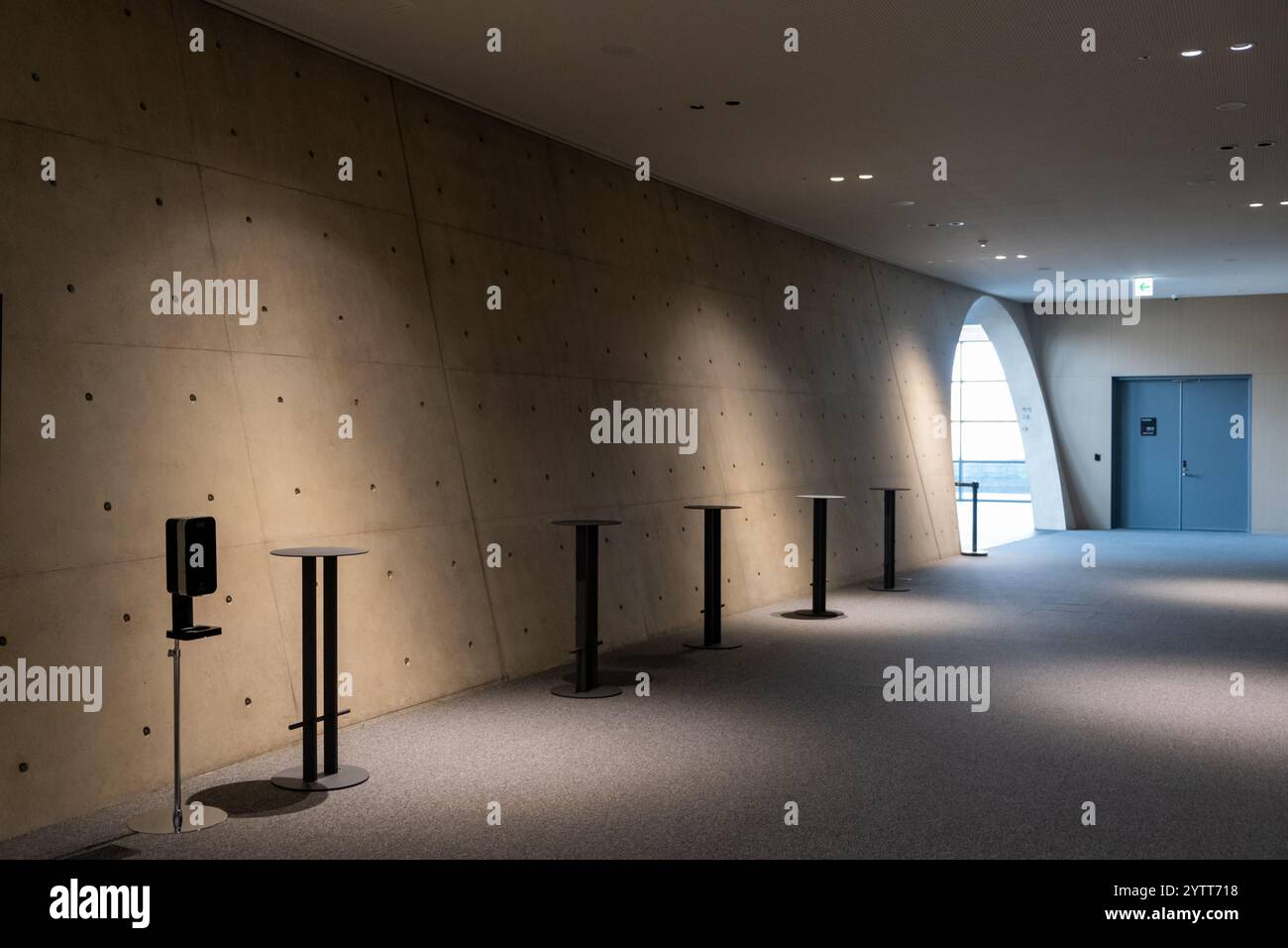Seoul, South Korea - 21 March 2024: Interior view of LG Arts Center. It ...