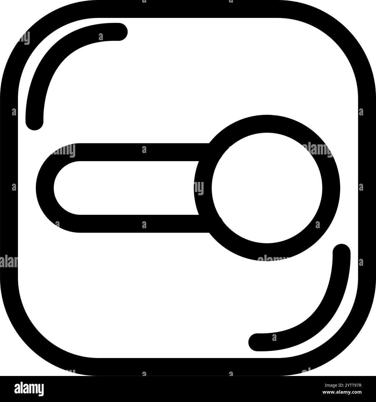 Modern UI UX - clean smartphone slider icon Stock Vector Image & Art ...