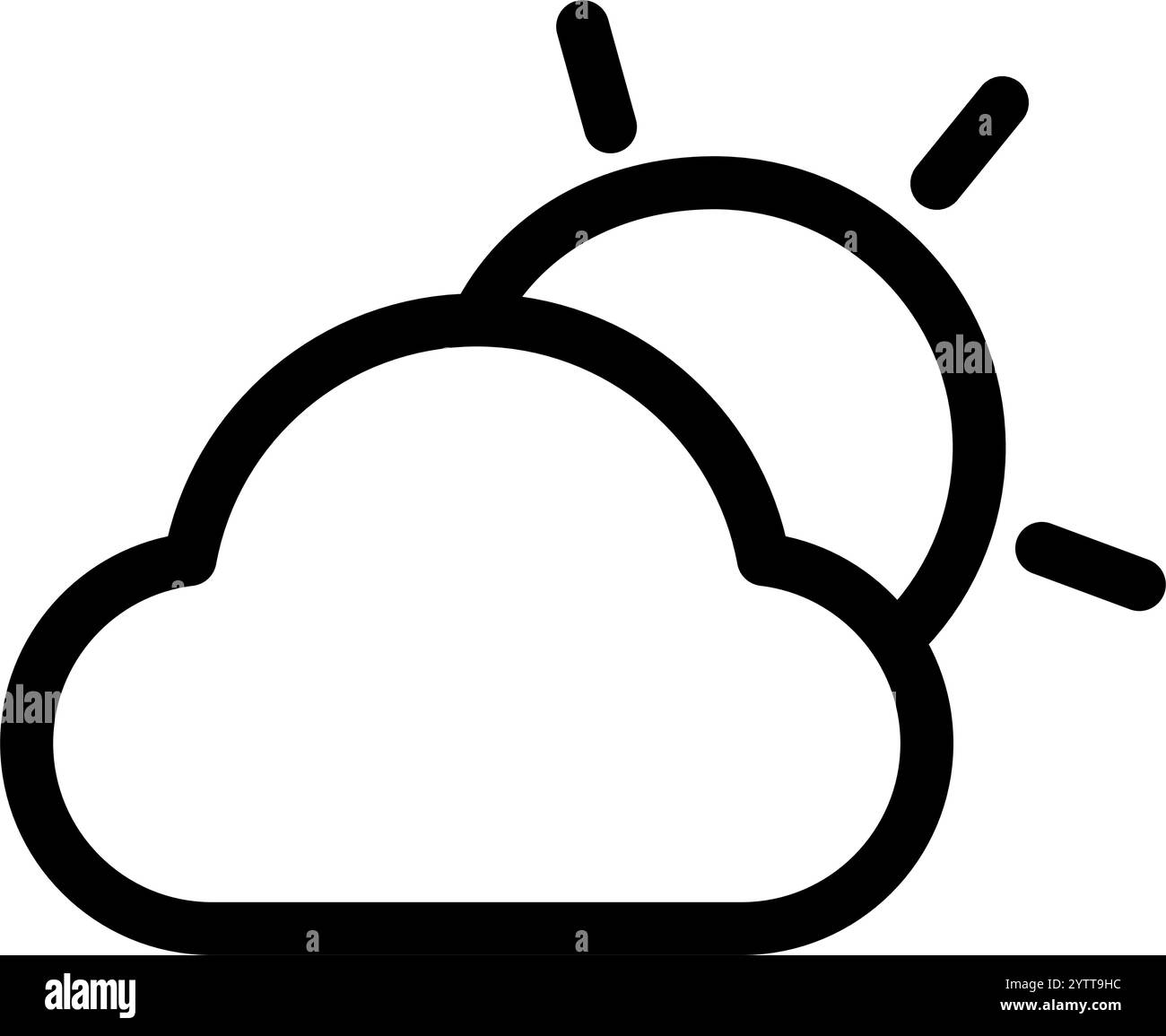 Weather icon symbol - clean and modern Weather prediction icon Stock ...