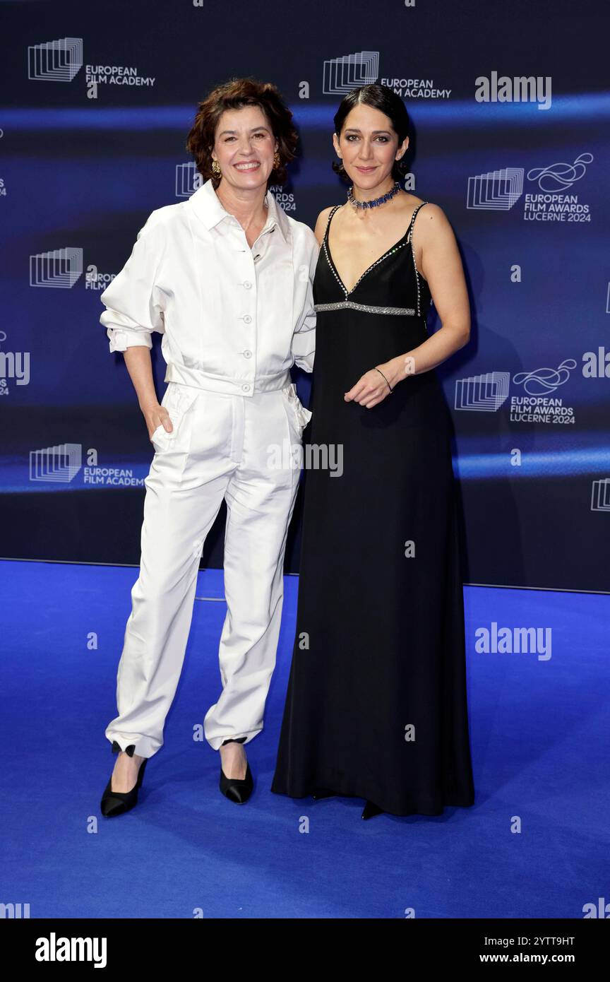 Irene Jacob und Zahra Amir Ebrahimi bei der Verleihung des 37 ...