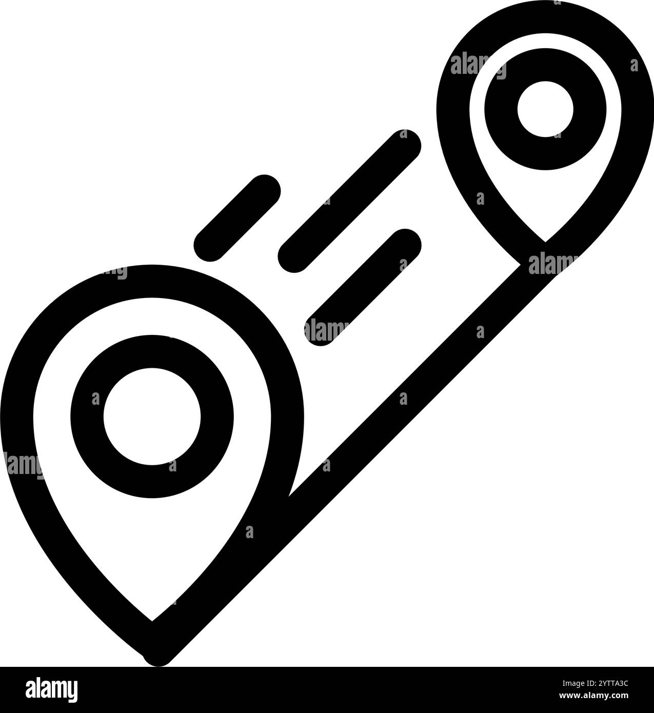 Gps navigation vector vectors Black and White Stock Photos & Images - Alamy
