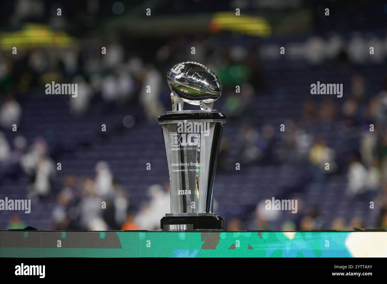 December 7, 2024: The Big Ten Championship Trophy after the NCAA Big ...