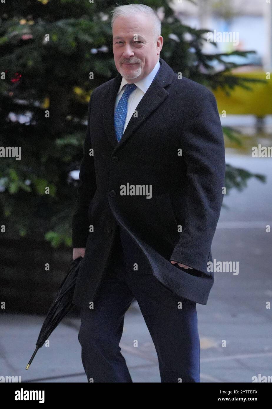 Shadow chief secretary to the treasury Richard Fuller arrives at BBC ...