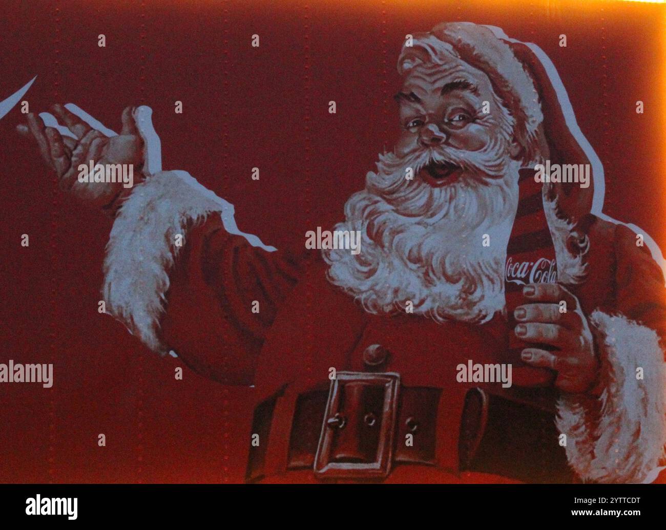 Coca Cola magical Christmas Truck and Santa Claus in PVA EXPO Prague ...