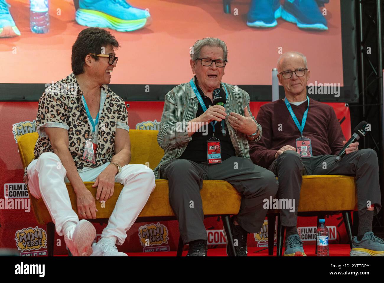 DORTMUND, Germany. 7th Dec 2024. Brian Tochi, Tim Kazurinsky and Lance ...