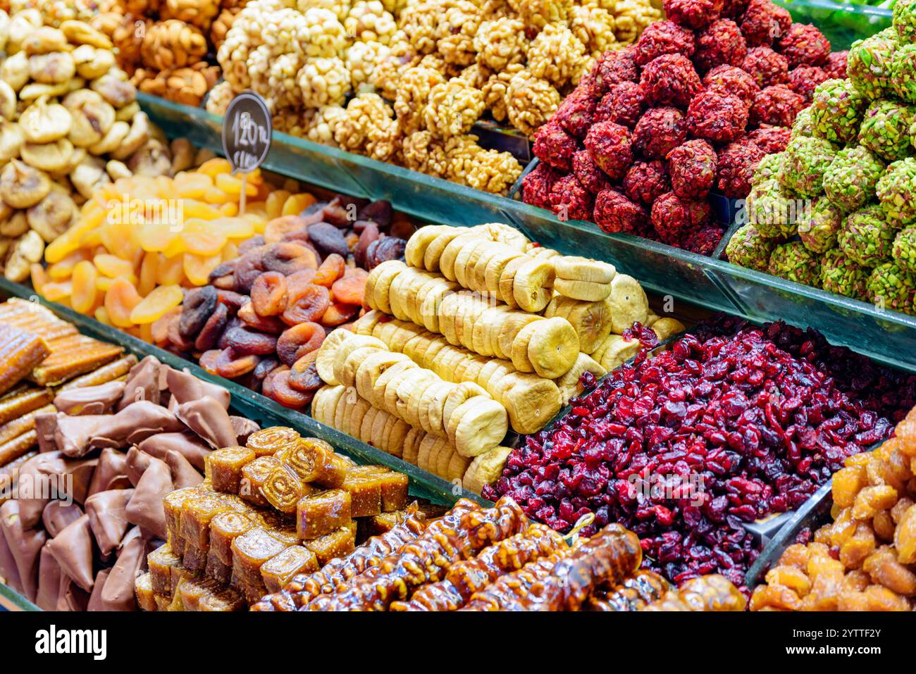 Wide range of sweets at the Grand Bazaar, Istanbul Stock Photo - Alamy