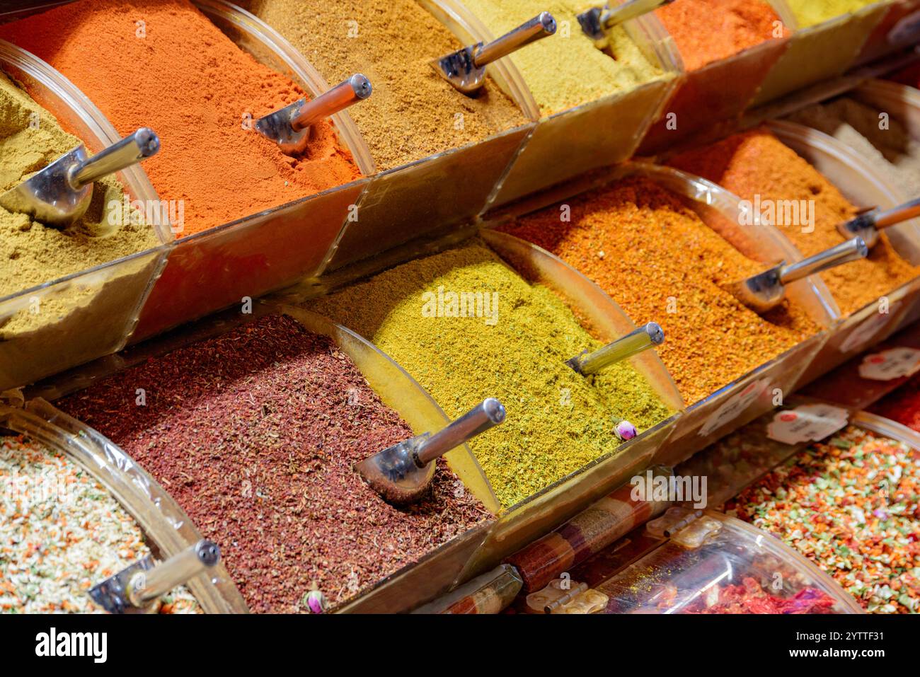 Spices at the Grand Bazaar in Istanbul, Turkey Stock Photo - Alamy