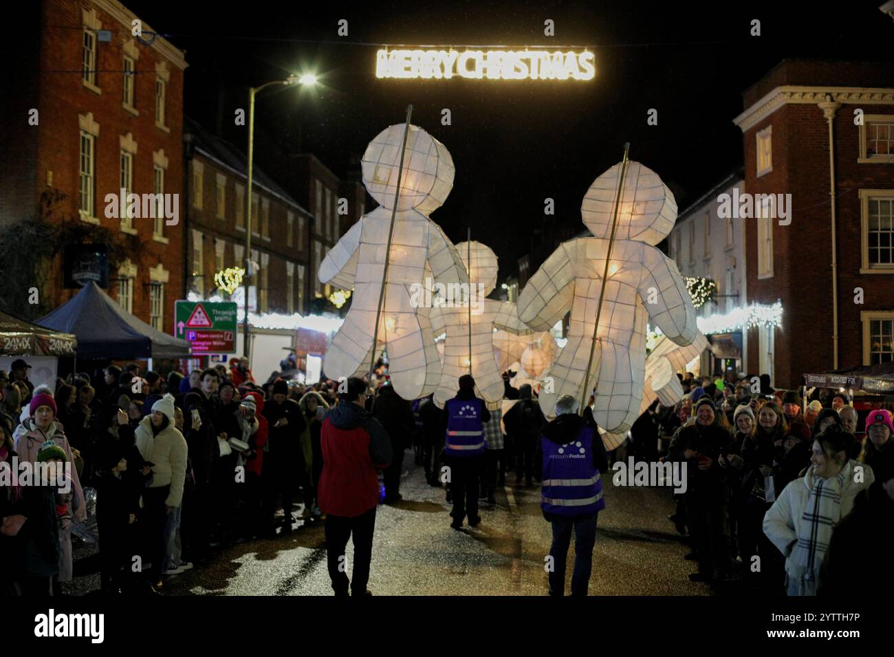 Ashbourne derbyshire christmas hi-res stock photography and images - Alamy