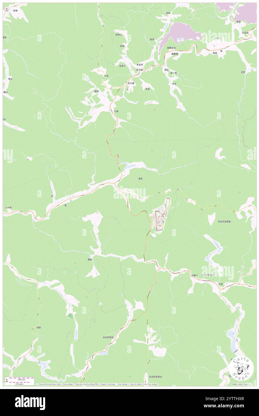 Takimiya, Mimasaka-shi, JP, Japan, Okayama, N 34 55' 19'', N 134 12' 30 ...