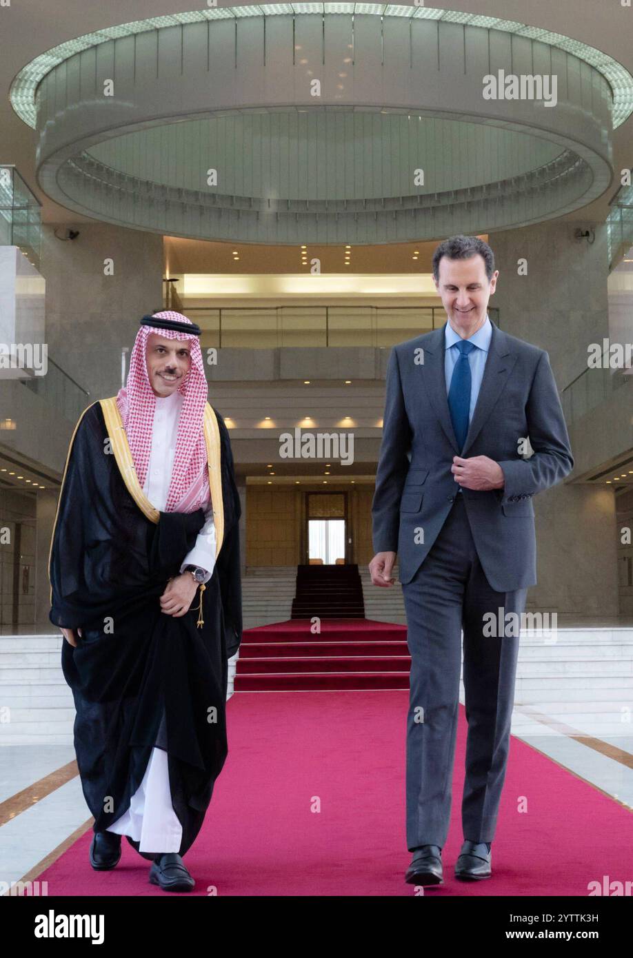Syrian President Bashar al-Assad receives Prince Faisal bin Farhan bin ...