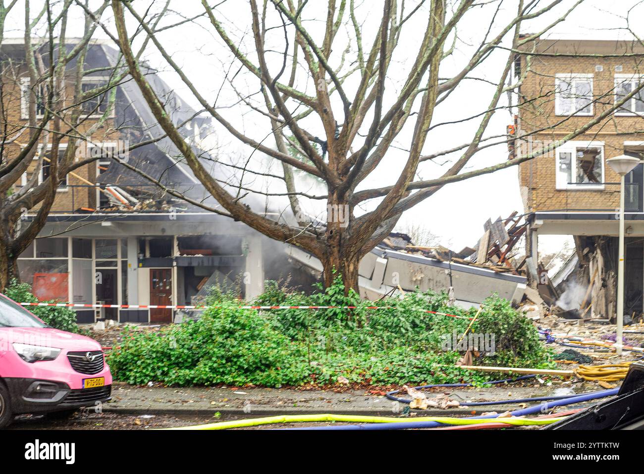 The Hague, Netherlands. 7th Dec 2024. The aftermath of this morning's ...