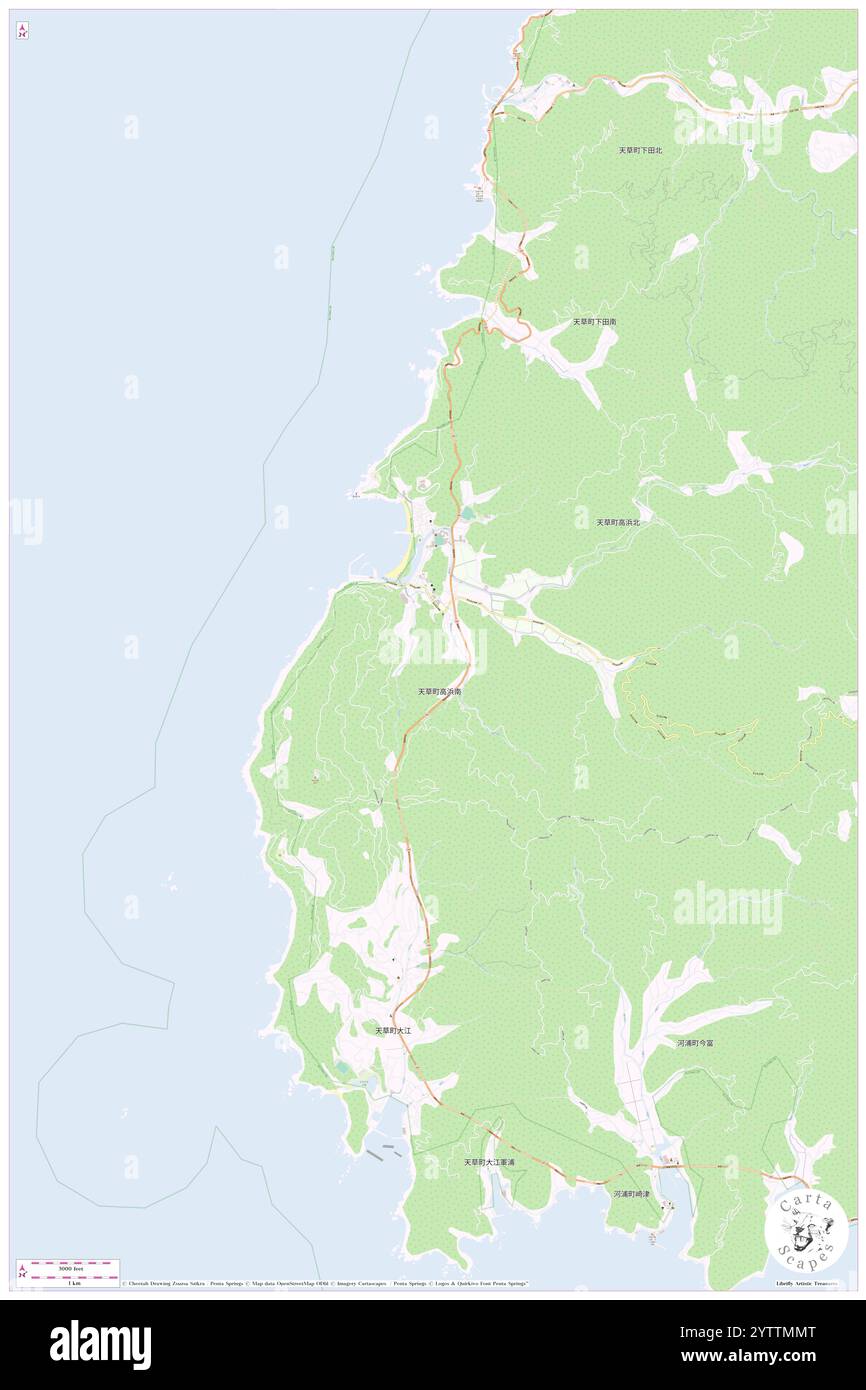 Amakusamachi-takahamaminami, Amakusa Shi, JP, Japan, Kumamoto, N 32 22 ...