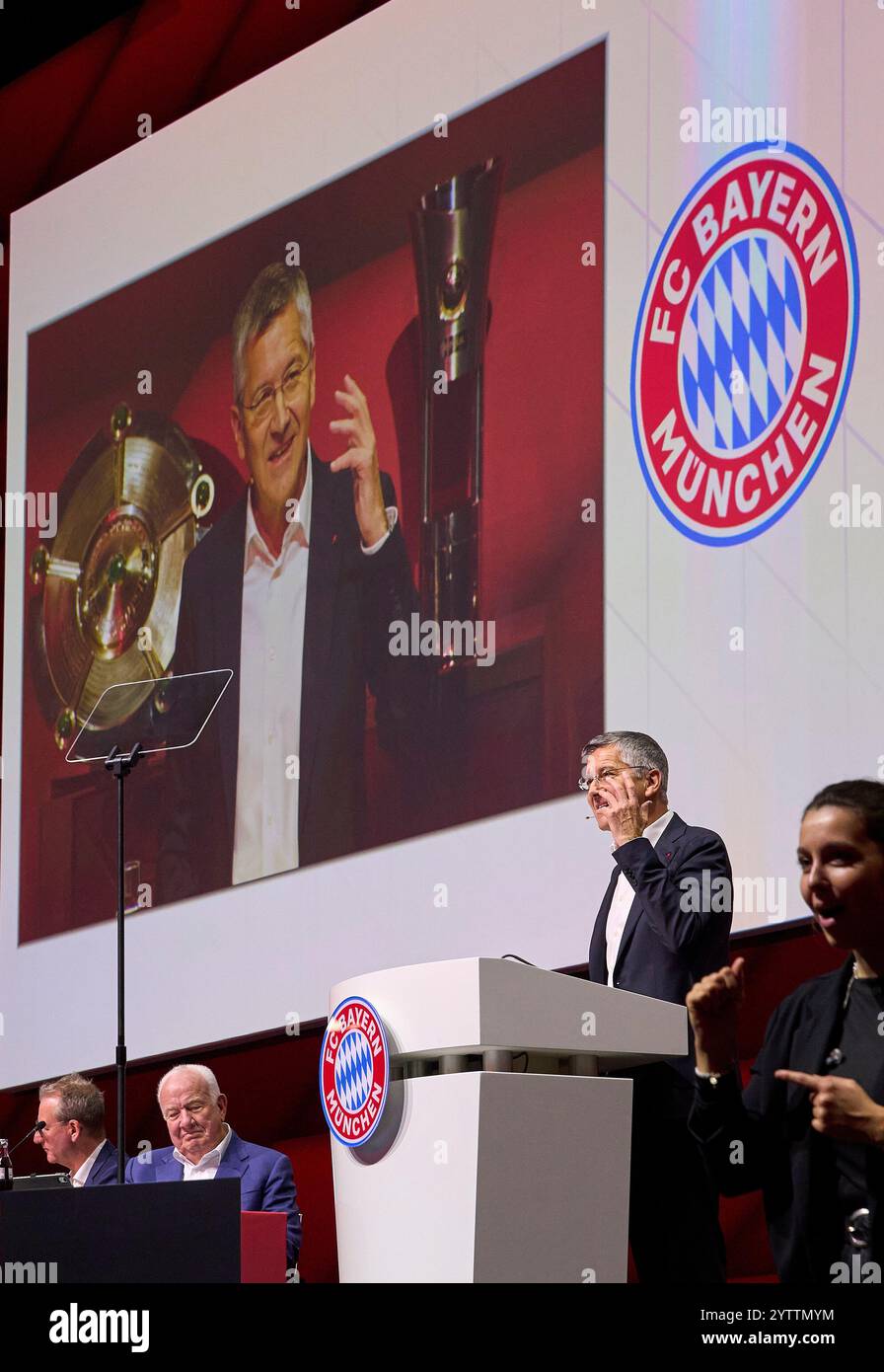 Munich, Germany. 08th Dec, 2024. Herbert HAINER, FCB president and Ex ...