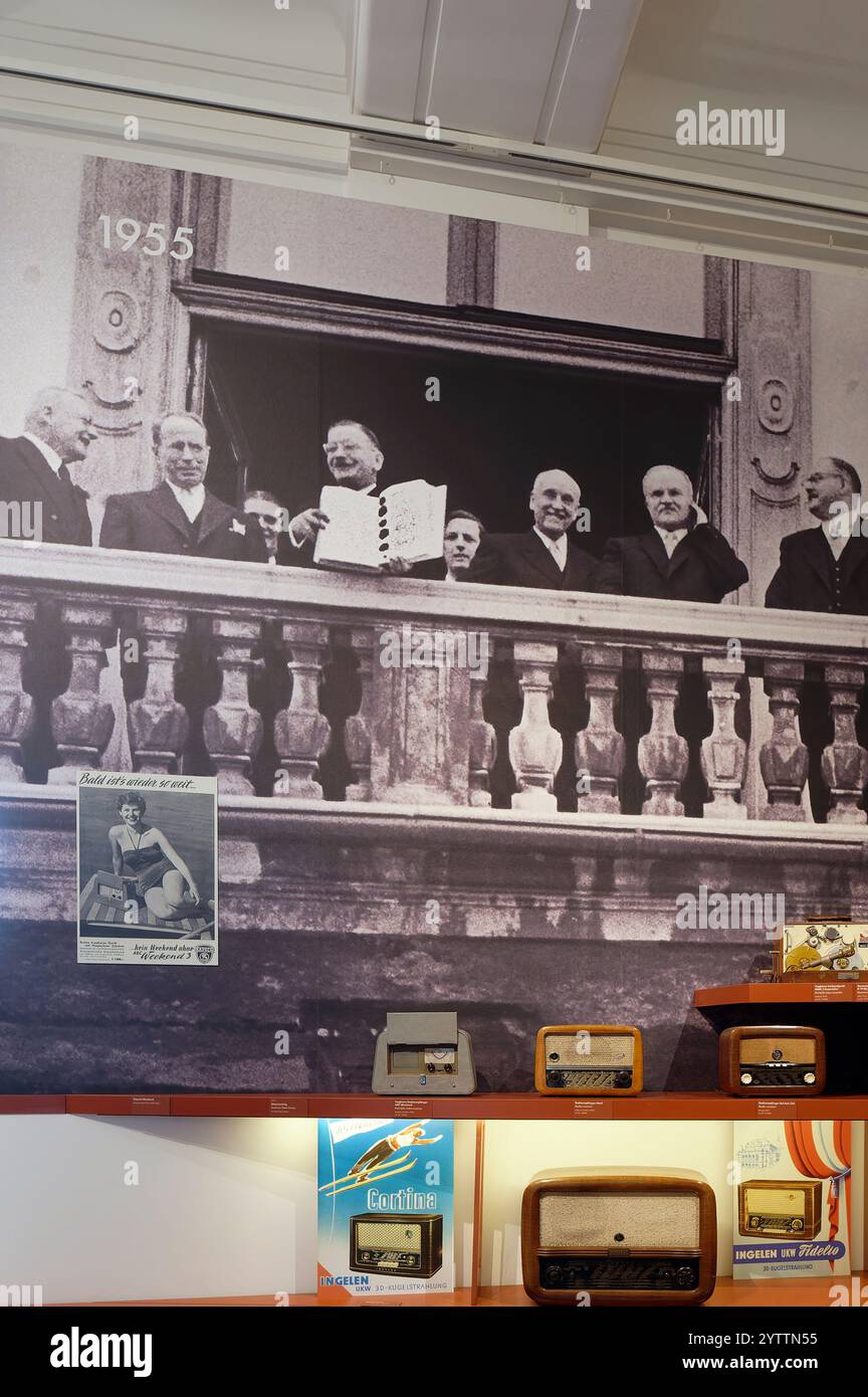 Technical Museum Vienna, Austria. Radio and sound technology from the ...