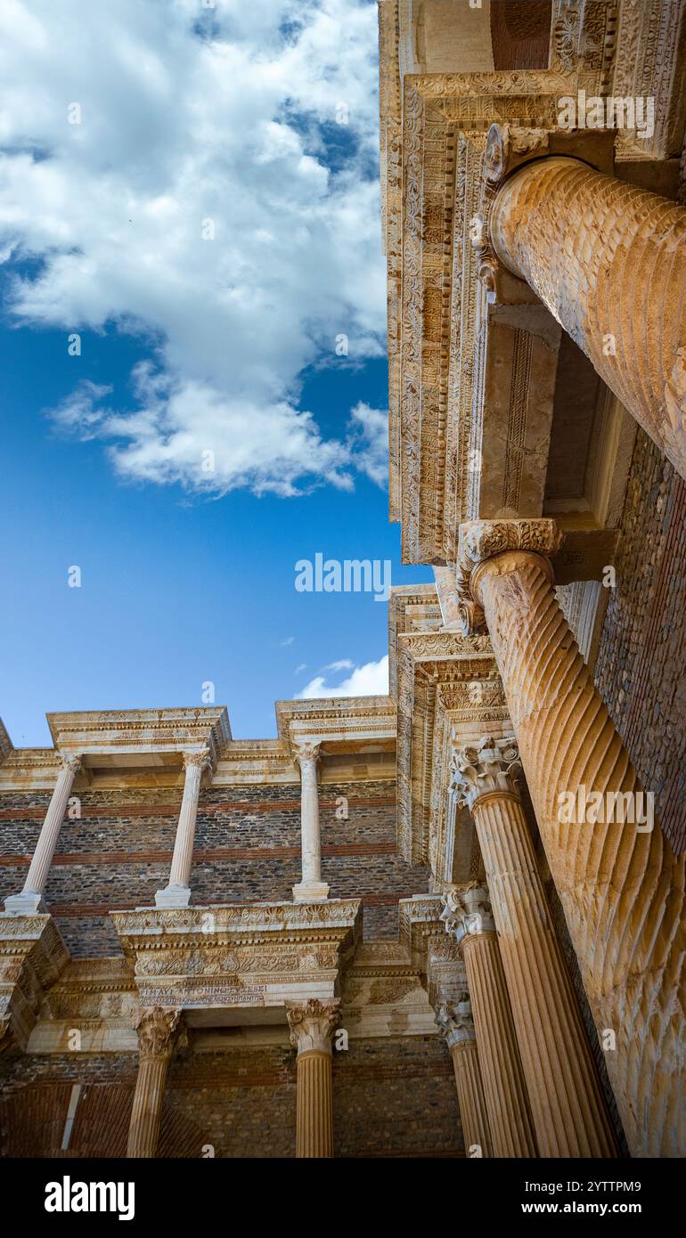 Ancient City Sardes (Sardis) in Turkey. Province of Lydia, major center ...