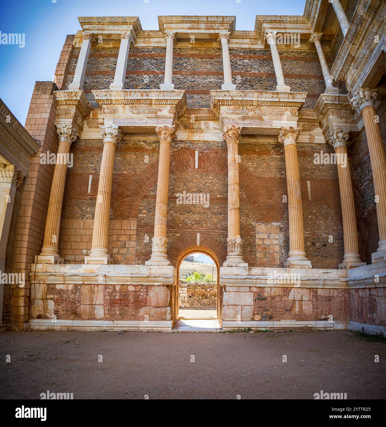 Ancient City Sardes (Sardis) in Turkey. Province of Lydia, major center ...