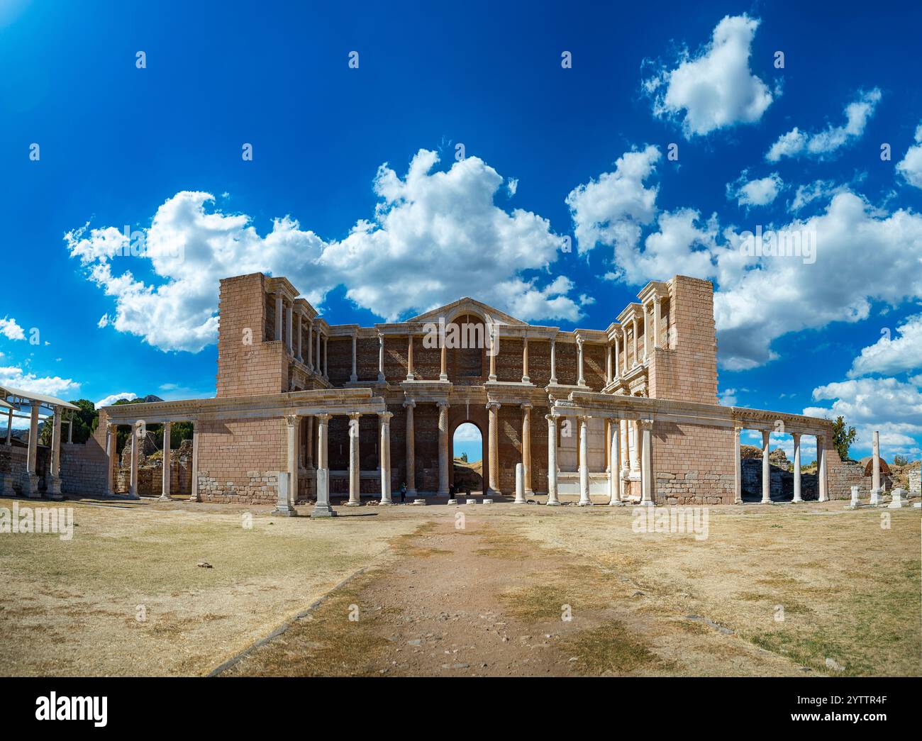 Ancient City Sardes (Sardis) in Turkey. Province of Lydia, major center ...