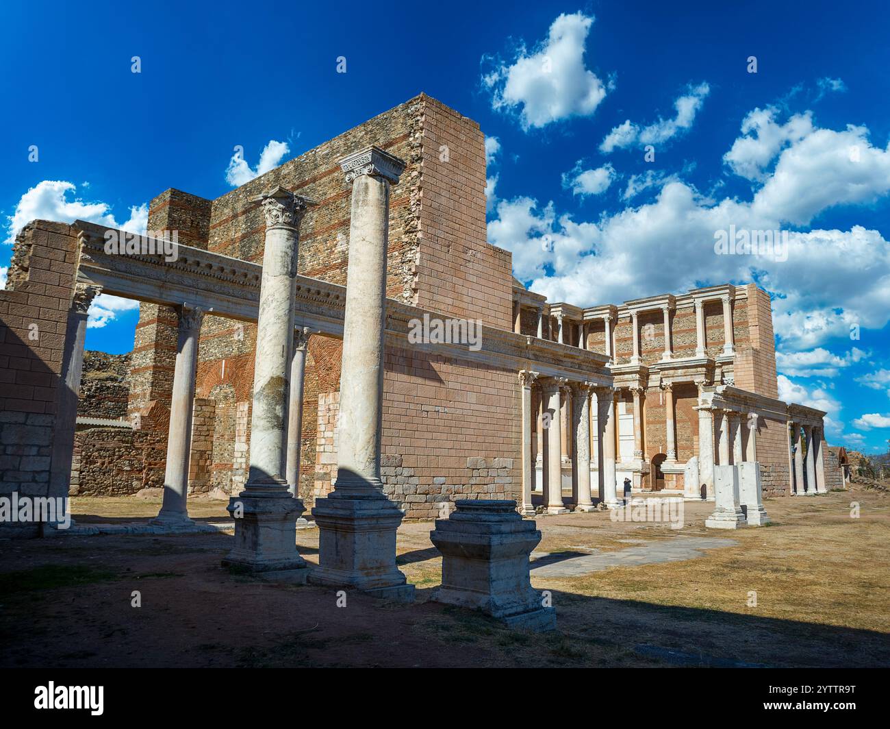 Ancient City Sardes (Sardis) in Turkey. Province of Lydia, major center ...