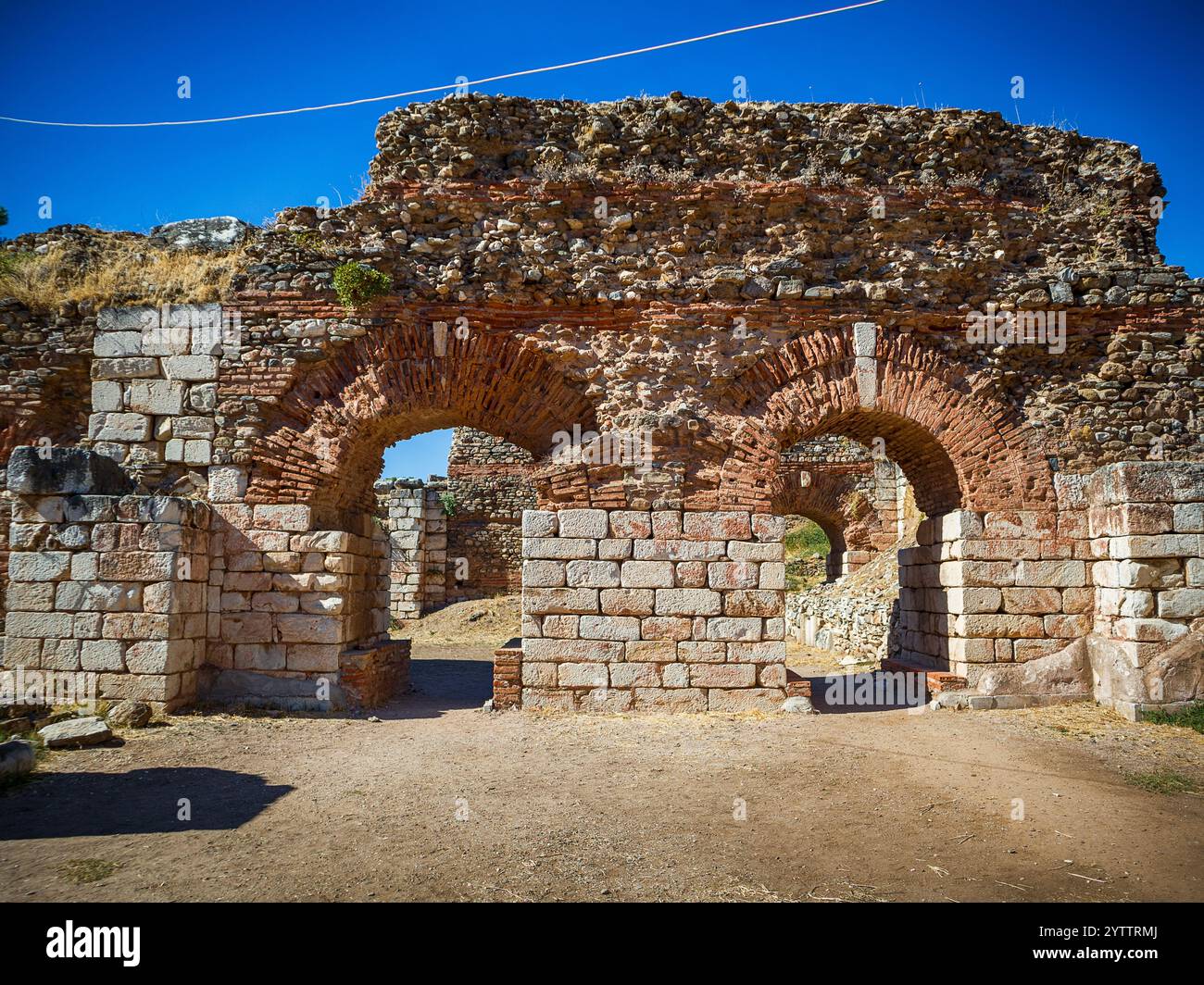 Ancient City Sardes (Sardis) in Turkey. Province of Lydia, major center ...
