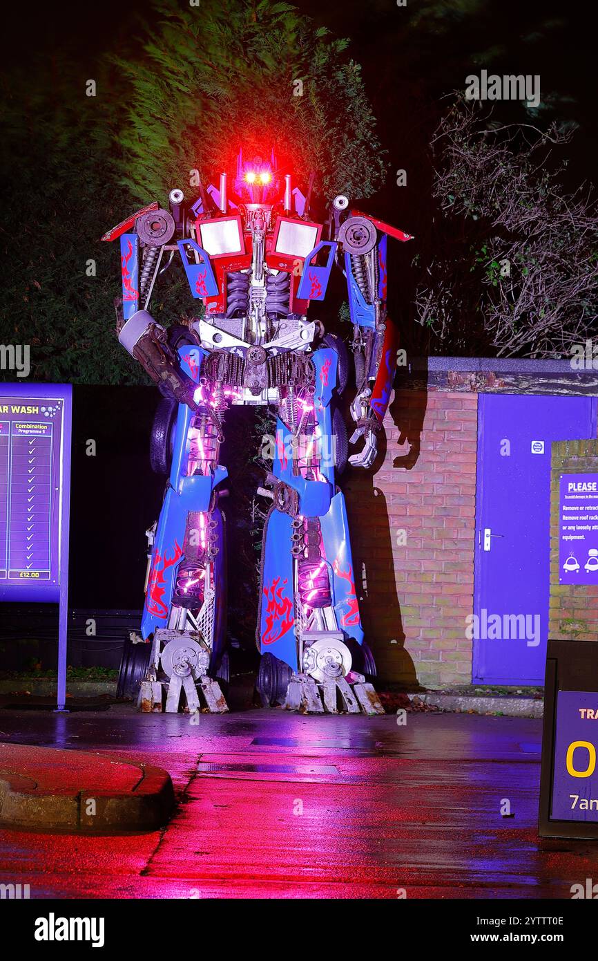 A replica film prop of Optimus Prime robot from The Transformers movies ...