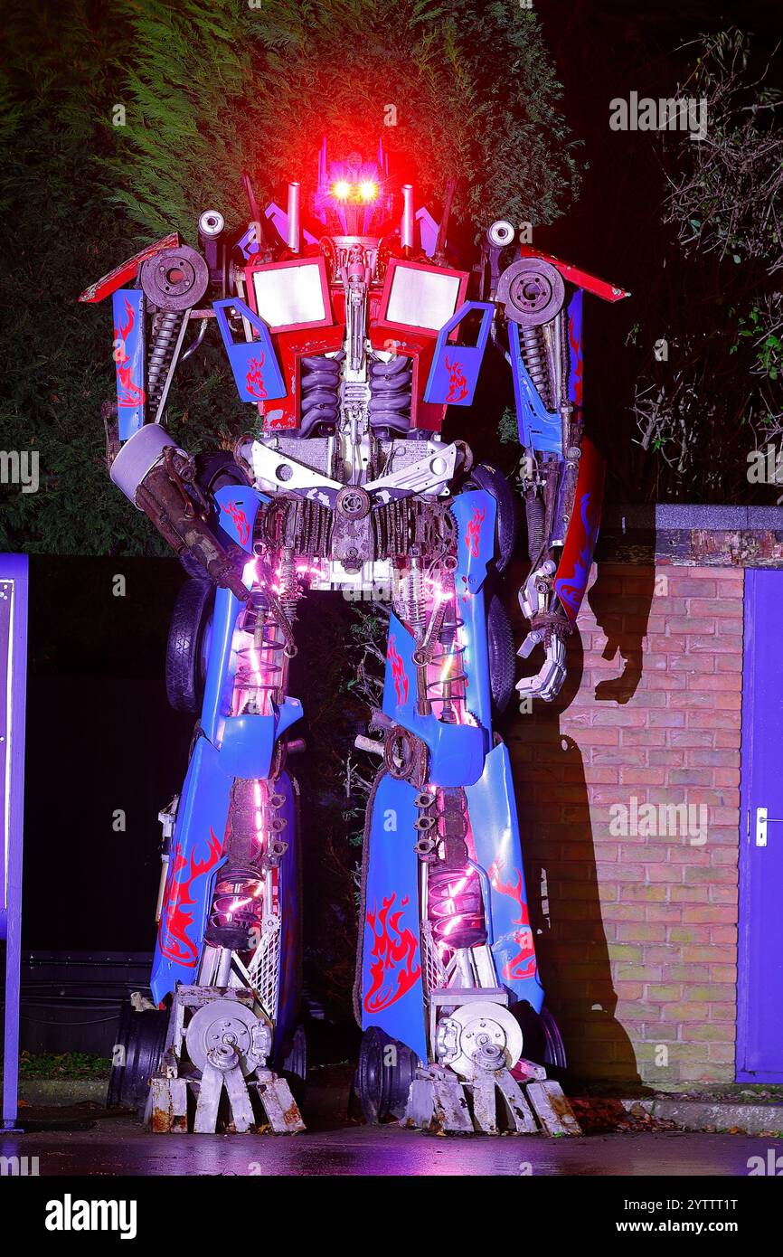 Optimus prime robot exhibit hi-res stock photography and images - Alamy