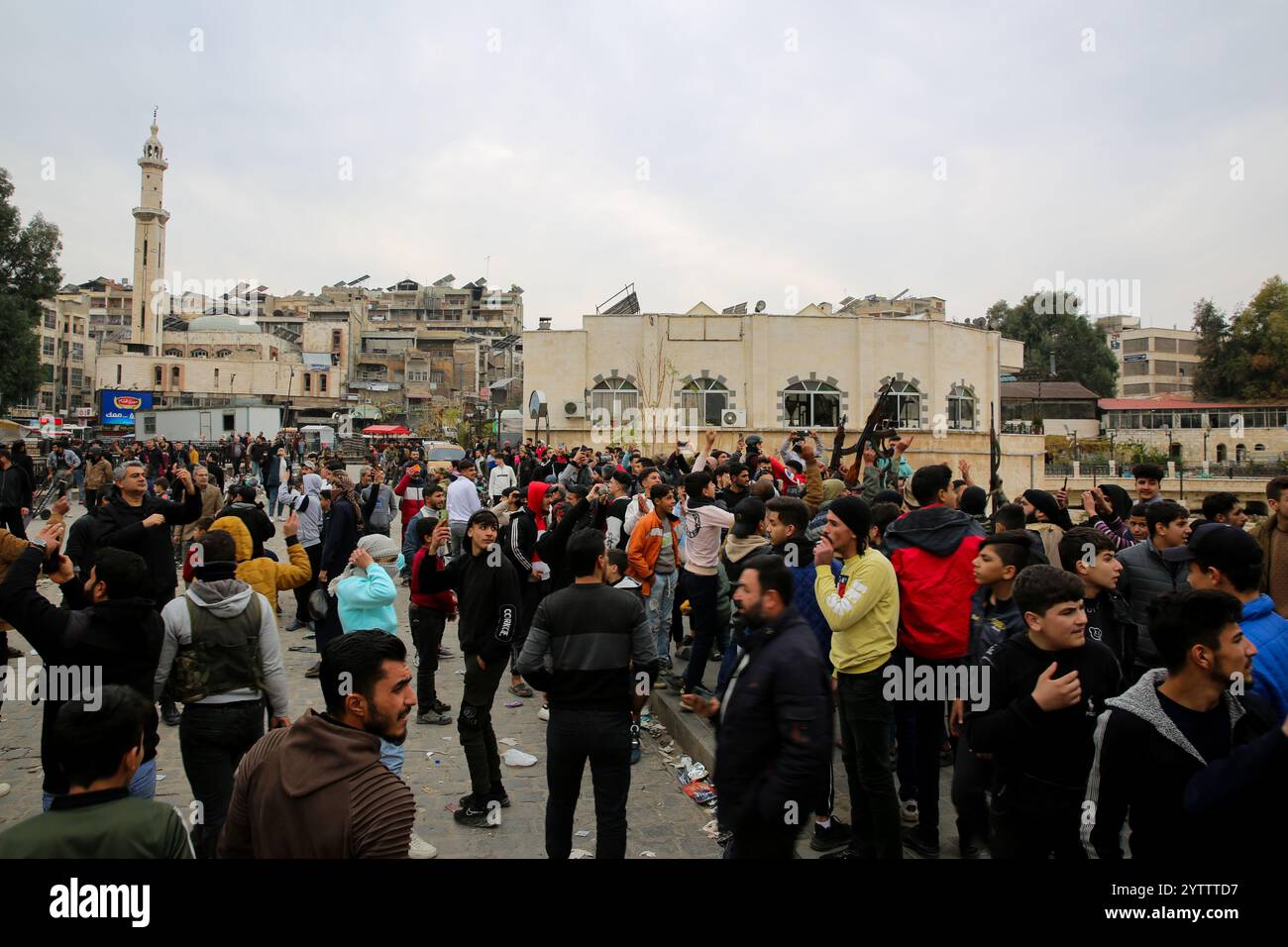 December 7, 2024: Hama, Syria. 07 December 2024. Views of the Syrian ...