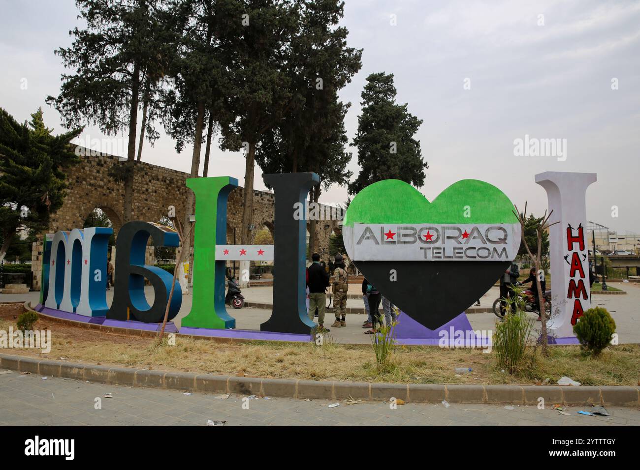 December 7, 2024: Hama, Syria. 07 December 2024. Views of the Syrian ...