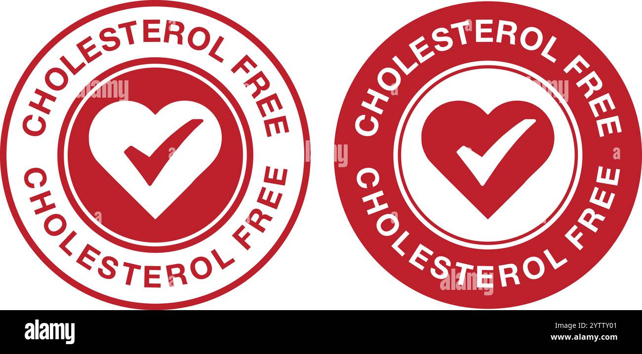 Cholesterol free icon hi-res stock photography and images - Alamy
