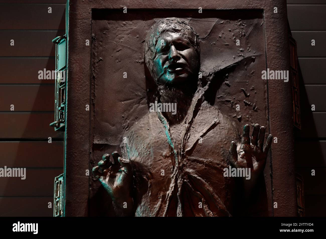 Han Solo Frozen in Carbonite replica exhibit on display at Inner Space ...
