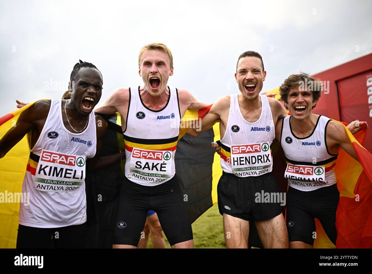 Antalya, Turkey. 08th Dec, 2024. Belgian Isaac Kimeli, Belgian Nicolai ...