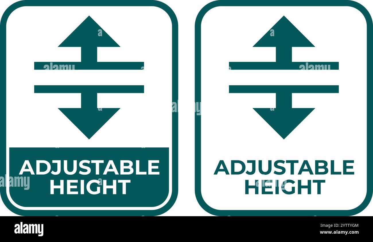 Adjustable height logo badge sign stamp hi-res stock photography and ...