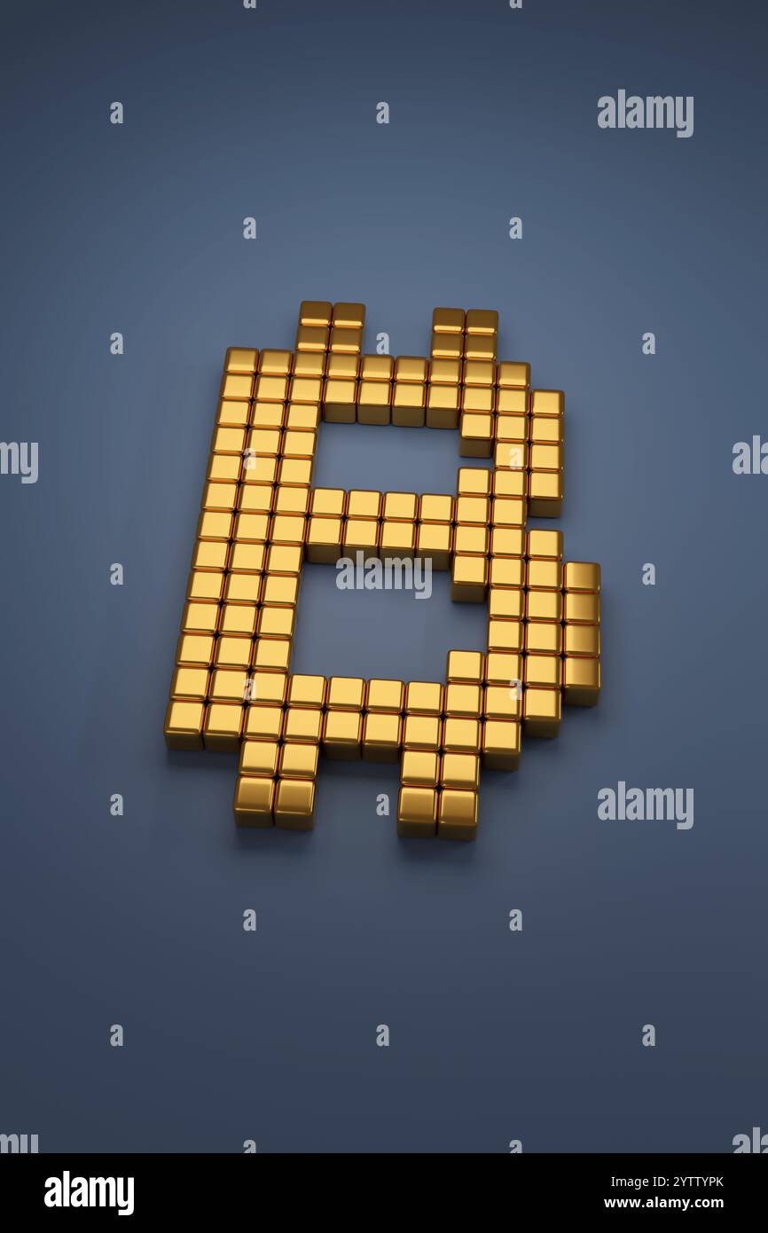 Illustration business cubes network hi-res stock photography and images ...
