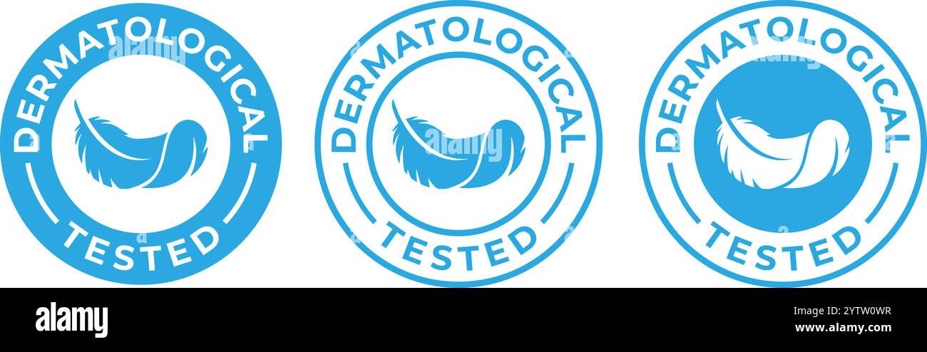 Dermatological tested Stock Vector Images - Alamy