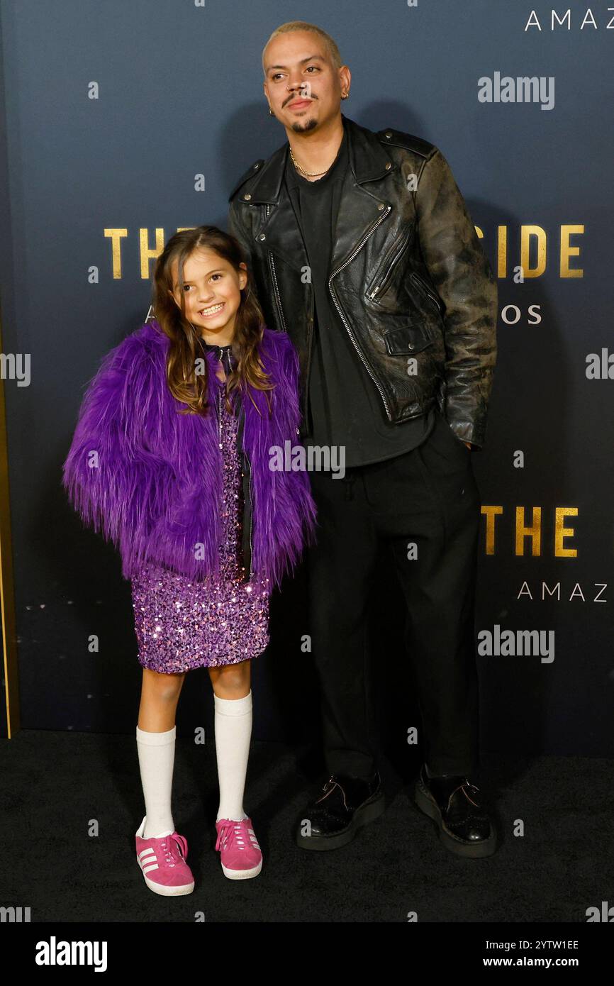 Evan Ross mit Tochter Jagger Snow Ross bei der Premiere des Kinofilms ...