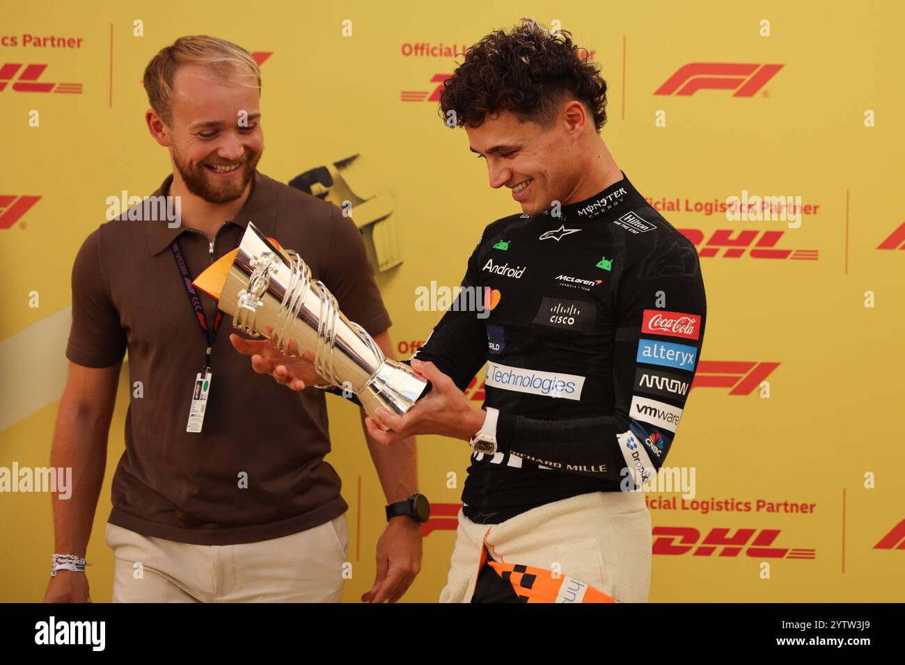 Lando Norris (McLaren Formula 1 Team, #04), Billy Monger, DHL Fastest ...