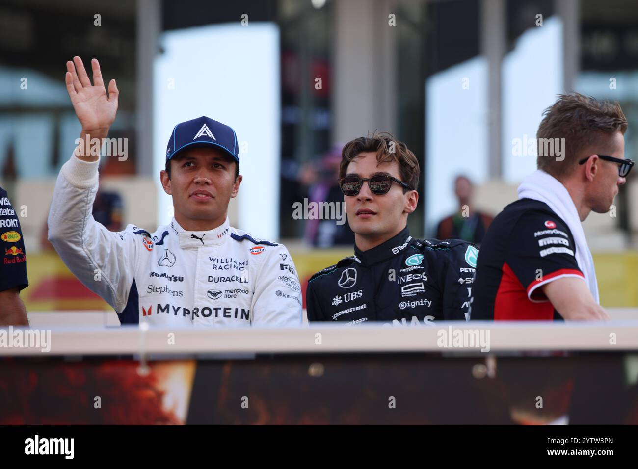 George Russell (Mercedes AMG Petronas Formula One Team, #63), Alexander ...