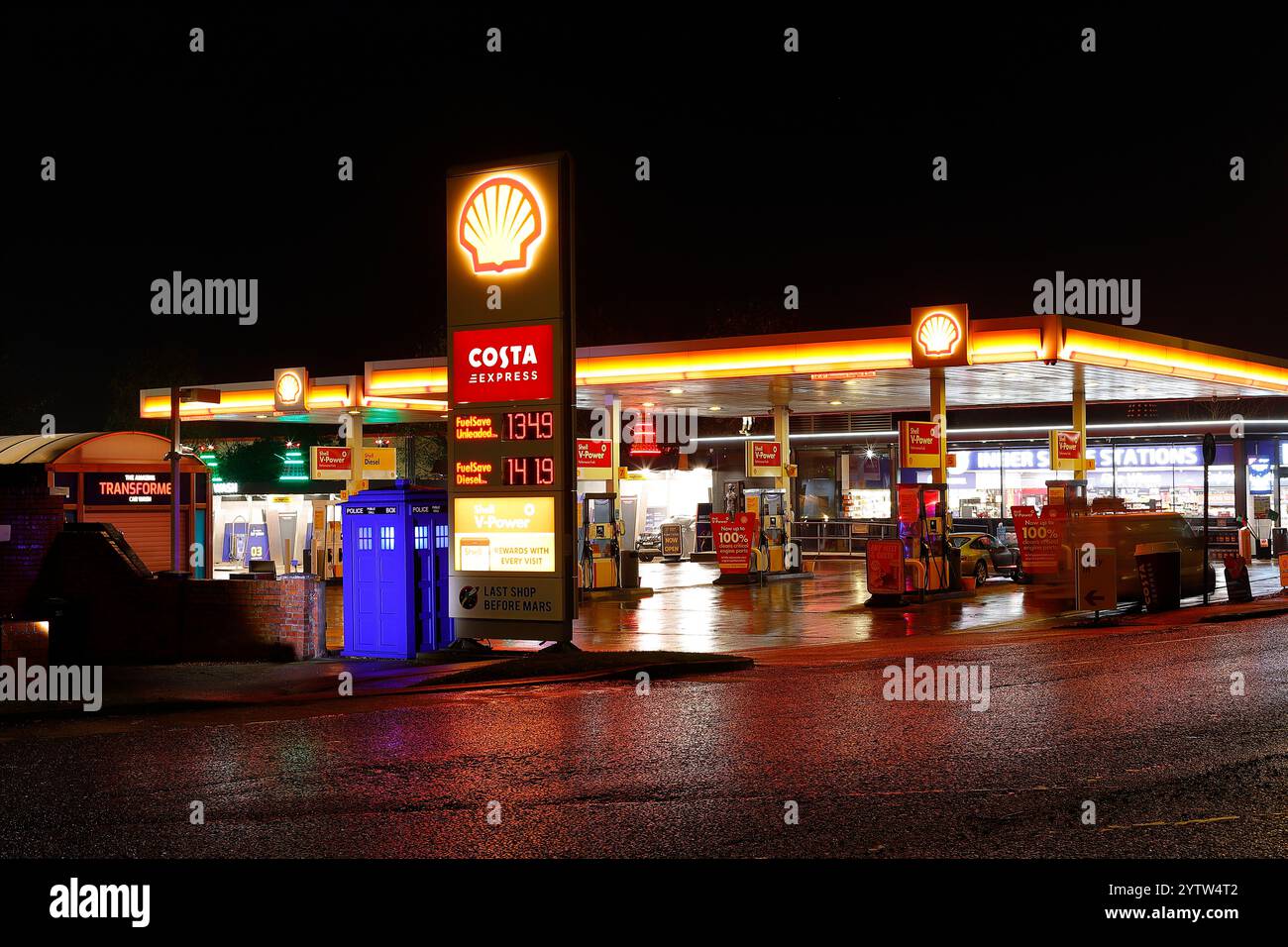 Inner Space Stations Service Station in York is a Sci-fi themed service ...