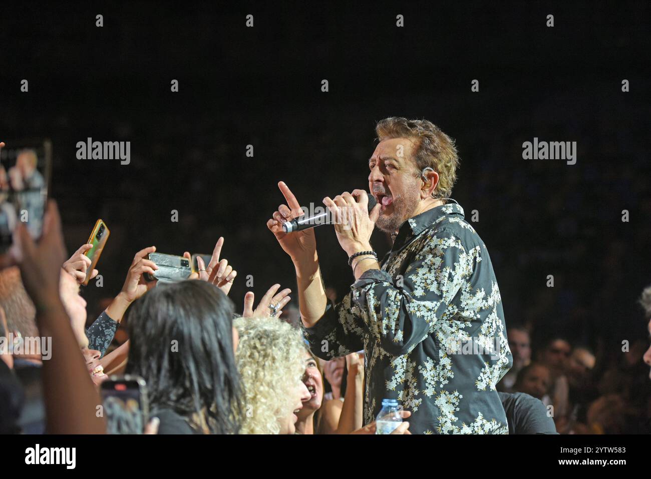 Spanish singer Manolo Garcia seen during his performance at the San ...