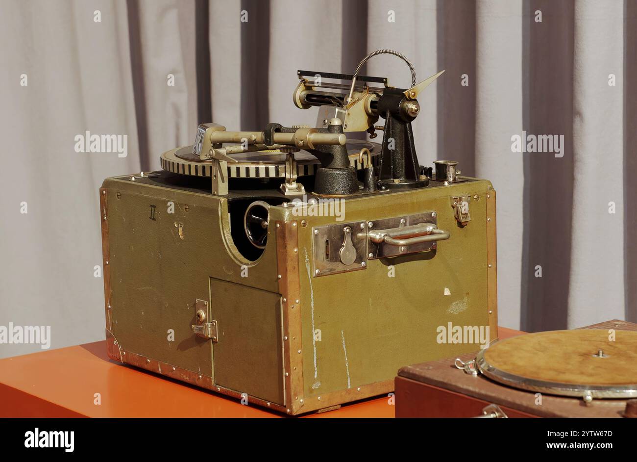 Technical Museum Vienna, Austria. Record cutter A103/1, Telefunken 1935 ...
