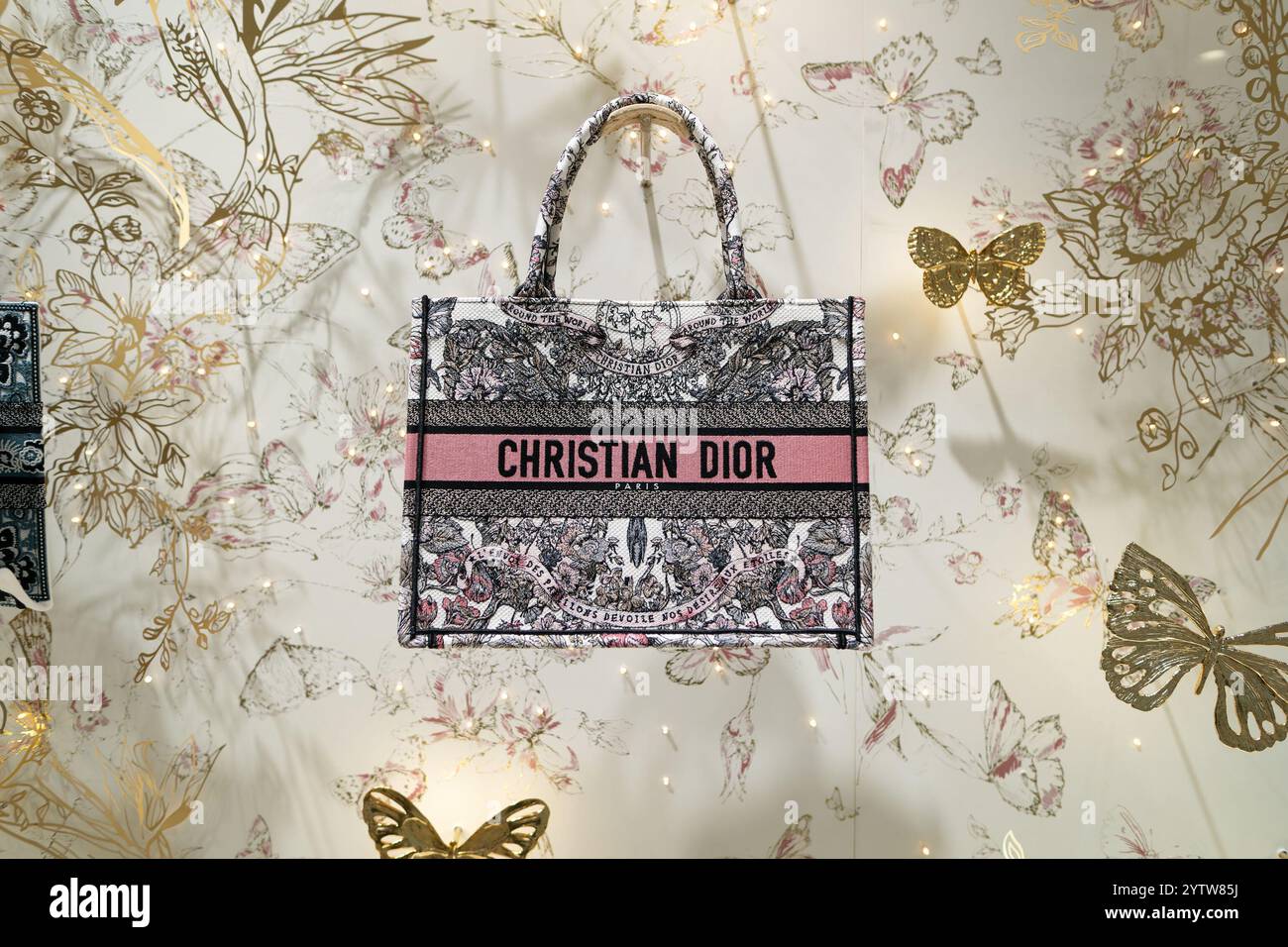 KUALA LUMPUR, MALAYSIA - NOVEMBER 08, 2023: a handbag is displayed at a ...