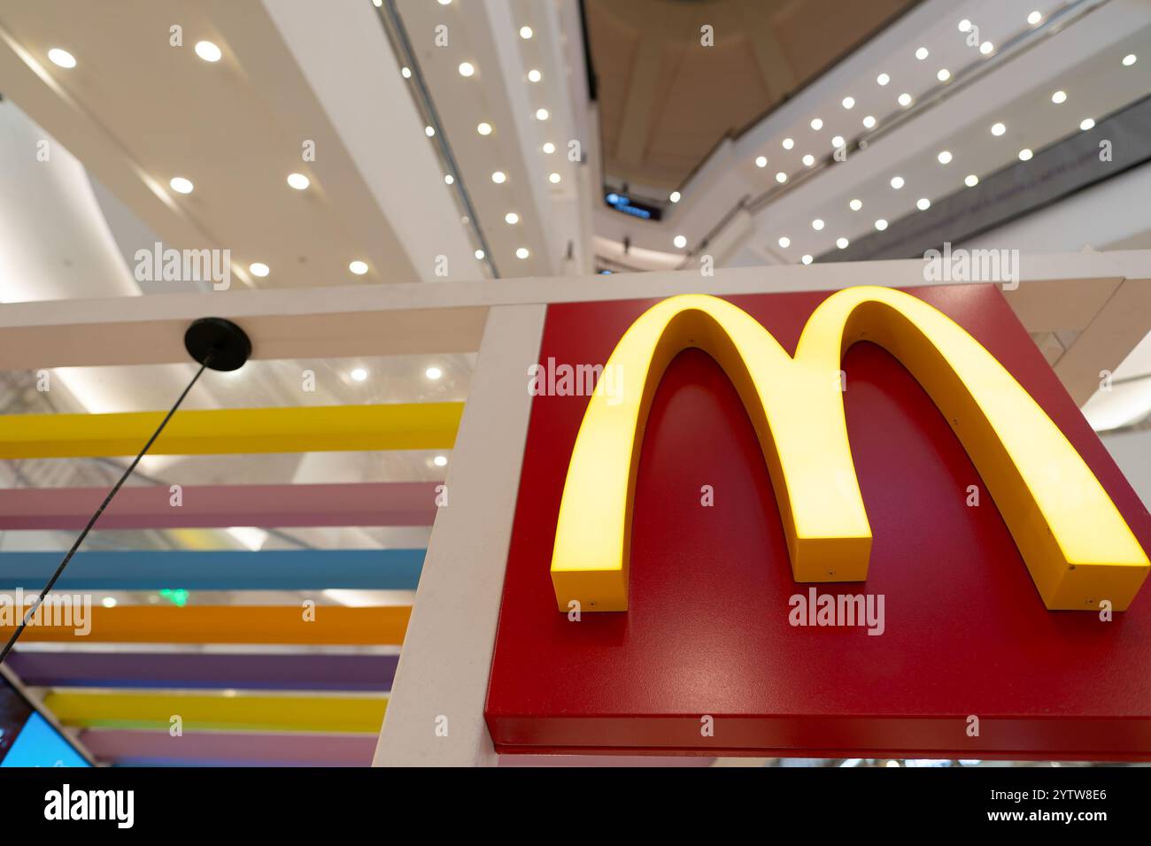 KUALA LUMPUR, MALAYSIA - NOVEMBER 08, 2023: the Golden Arches sign as ...
